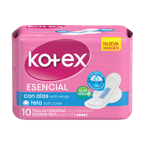 Kotex Esencial Paq (10 unds) - Green Co. Fresh Food Market